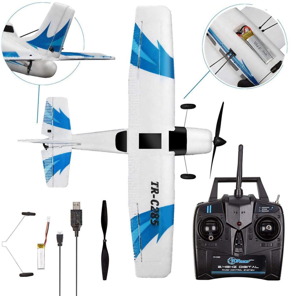 Top Race Remote Control Plane with 3 Channels (TR-C285)