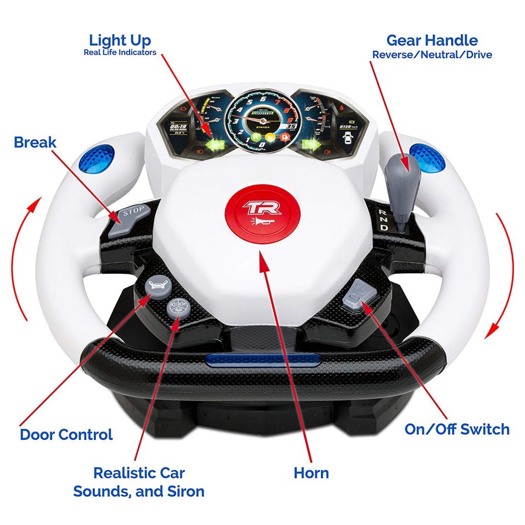 Top Race Remote Control RC Police Car (TR-911)