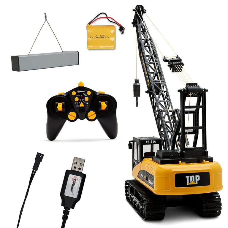 Top Race Remote Control Construction Crane with 15 Channels (TR-214)