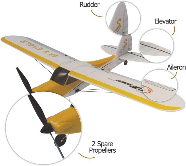 Top Race Remote Control Plane with 3 Channels (TR-C285)