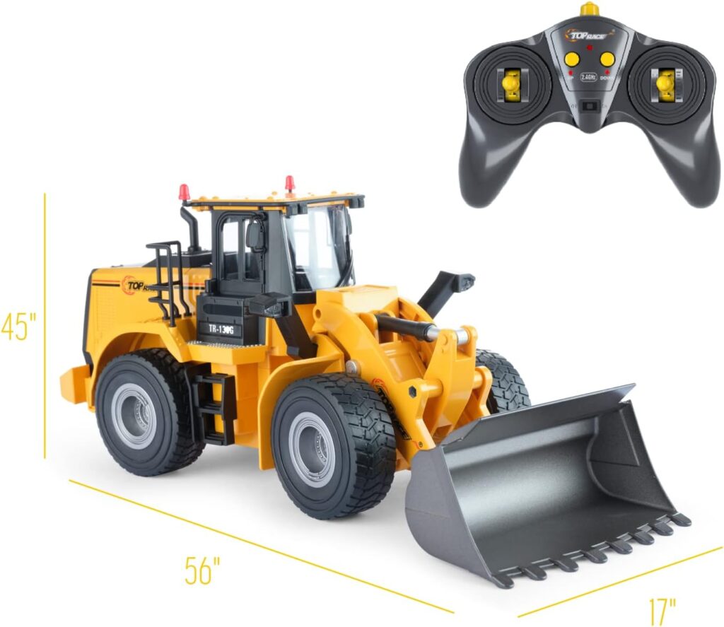 TR-133G Top Race 9 Channel Heavy Duty Front Loader, Remote Control ...
