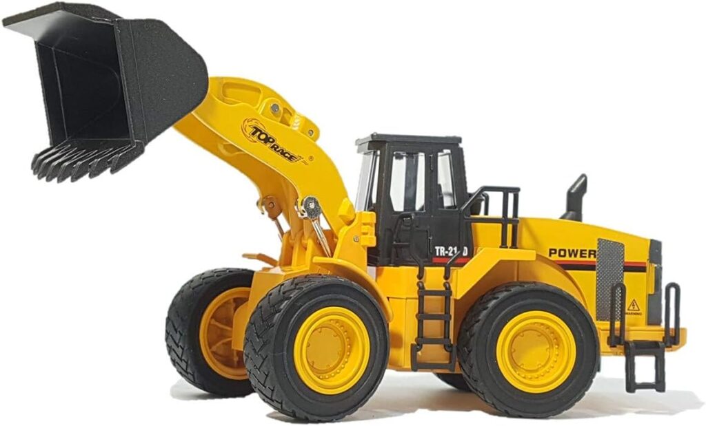 Top Race Metal Diecast Excavator Tractor Construction Truck Excavator ...