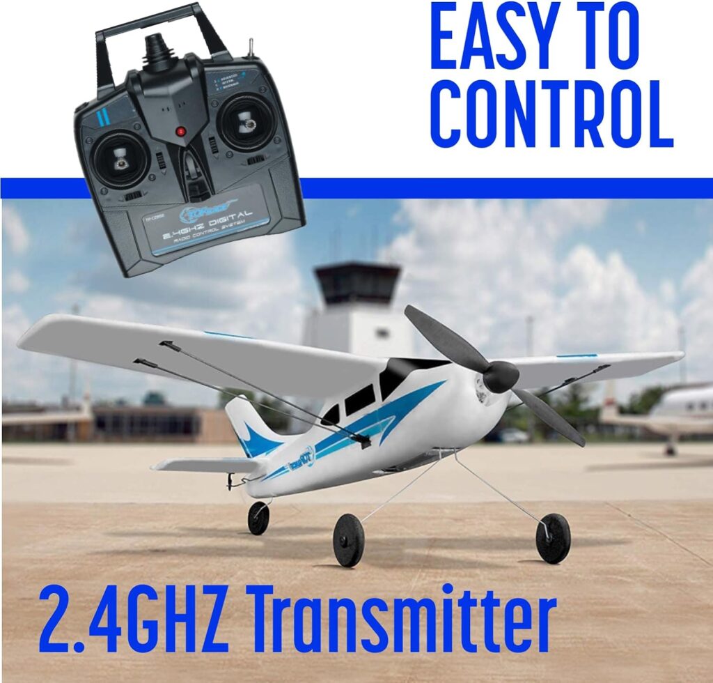 Top Race Remote Control Plane (TR-C285G) - Ready To Fly 3 Channel RC ...